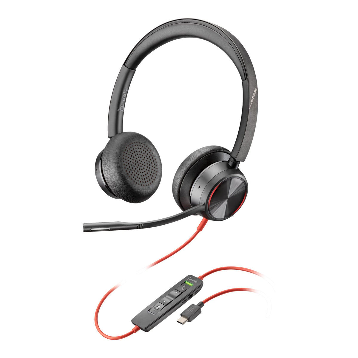HP POLY BLACKWIRE 8225 UC , STEREO USB-C CORDED HEADSET – Generation-e ...